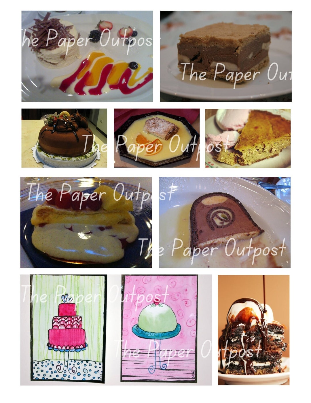 Dessert Delights Printable Digital Download Printable Image, Digikit ...