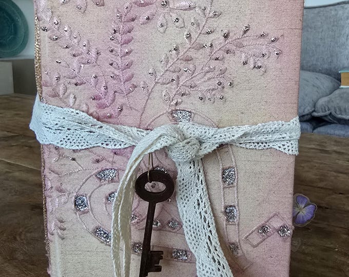 Pink Embroidered Junk Journal! Filled With Gorgeous Ephemera and ...