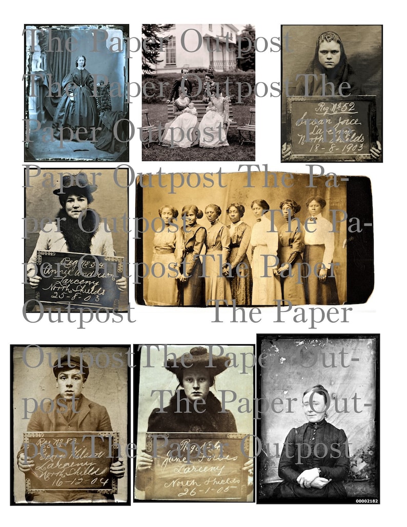 Victorian People Digital Collage Kit: Vintage Portrait Images (digital ...
