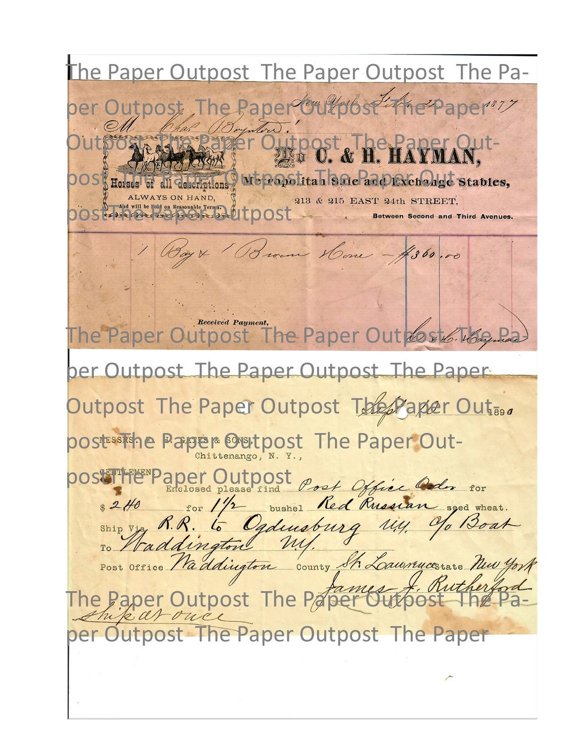 Vintage Ephemera 1 Digital Kit Digital Prints Old Papers - Etsy