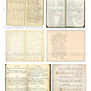 HANDWRITTEN SCRIPT Printable Digital Download Printable Image, Digikit ...