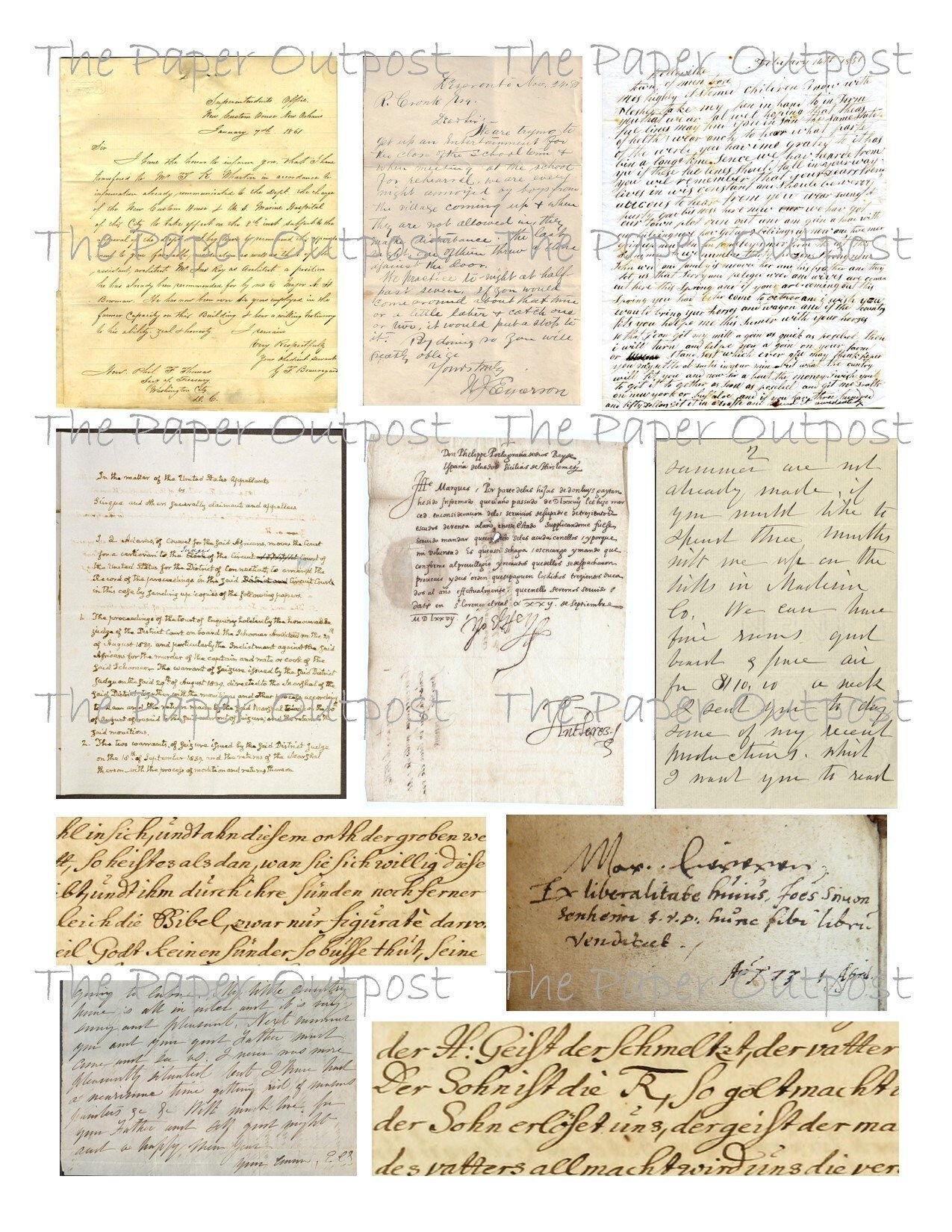 HANDWRITTEN SCRIPT Printable Digital Download Printable Image - Etsy