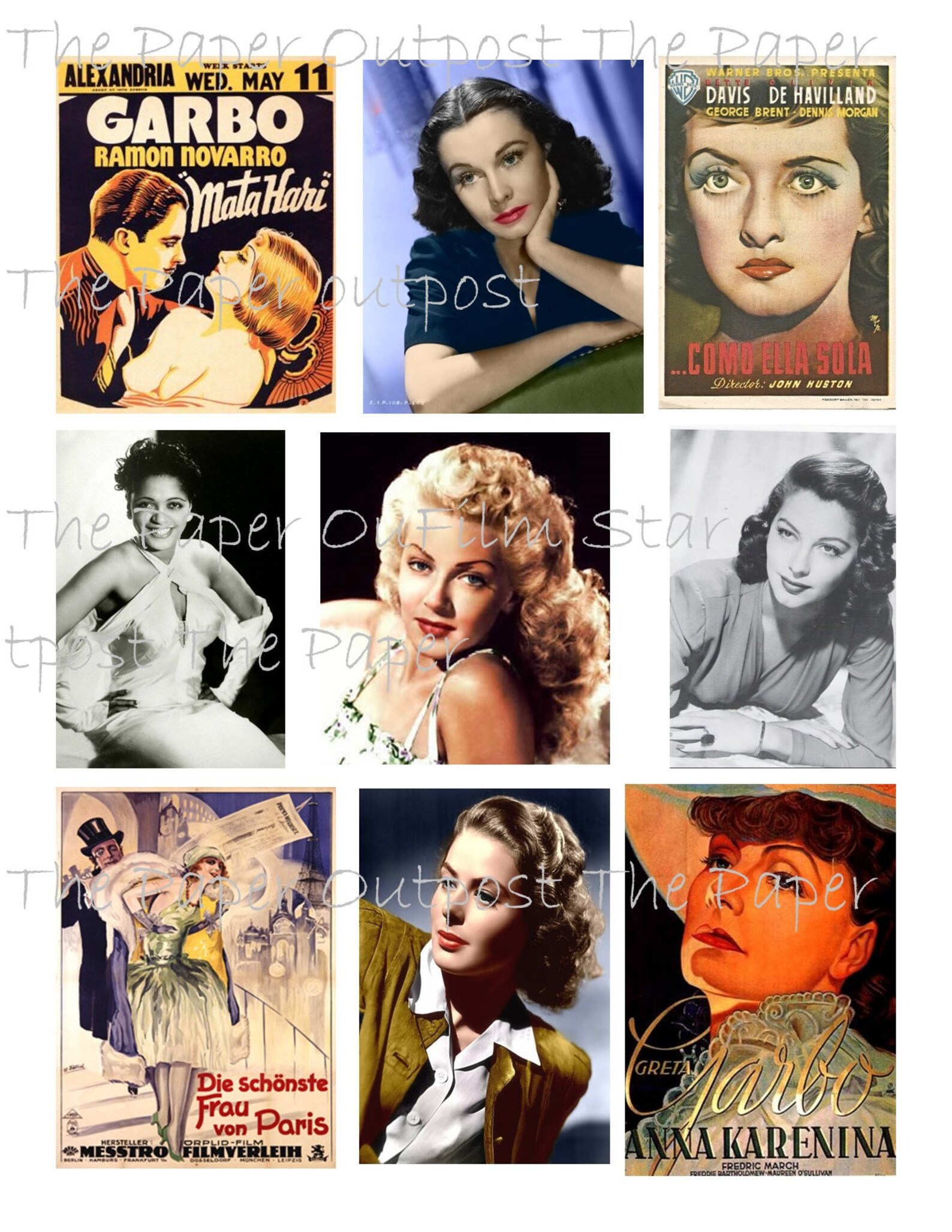 FILM STAR Digital Download Printable Image Digikit Instant - Etsy