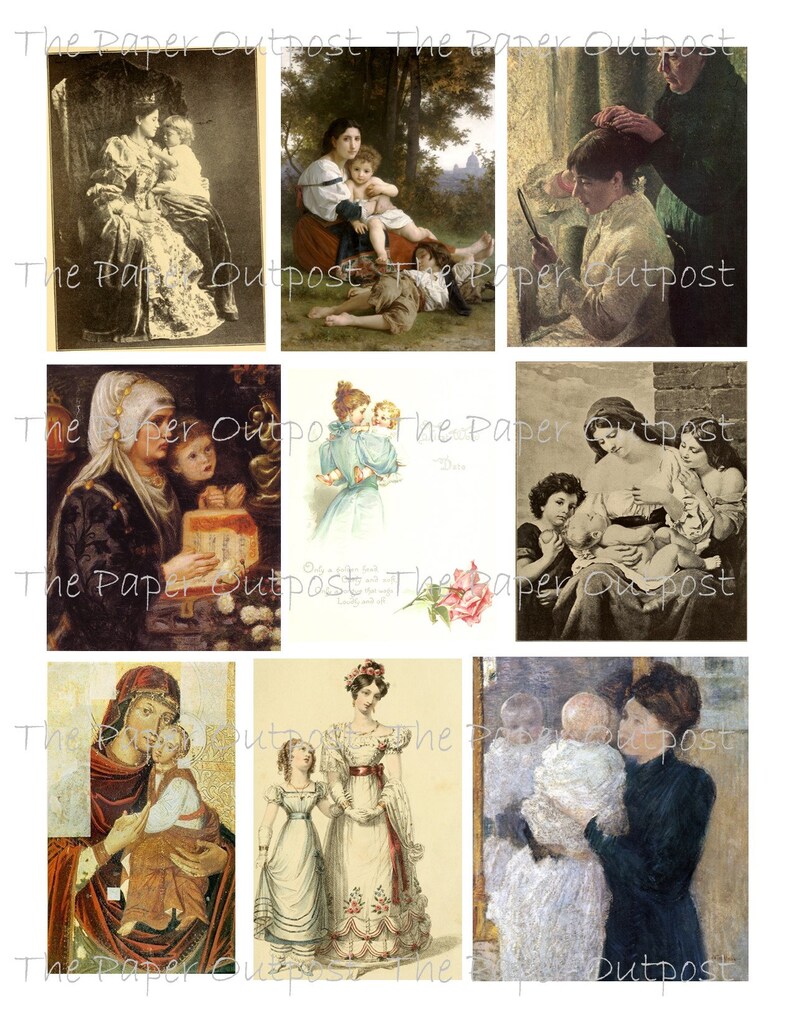 MOTHERS LOVE Digikit Digital Printable Printables Digikits | Etsy