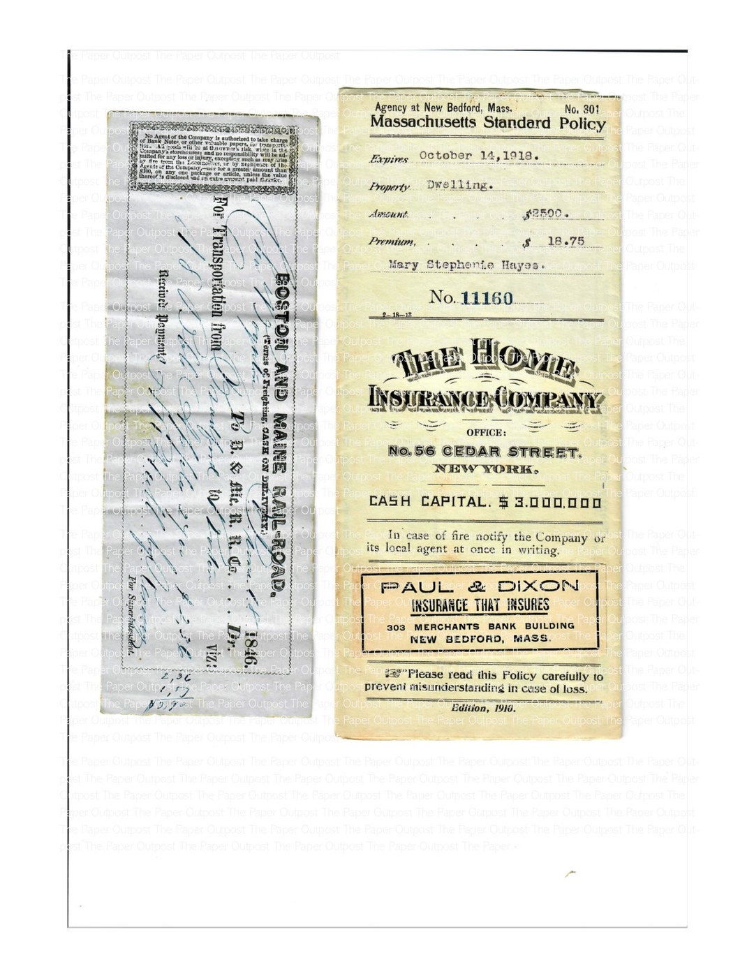 Vintage Ephemera Digital Kit #2: Antique Paper Collection (digital ...