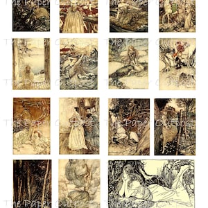 Undine Water Spirits Printable Images: Fairy Tale Art (digital Download ...