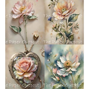 FLOWER DAZE Digikit Digital Printable Digital Flowers, Floral ...