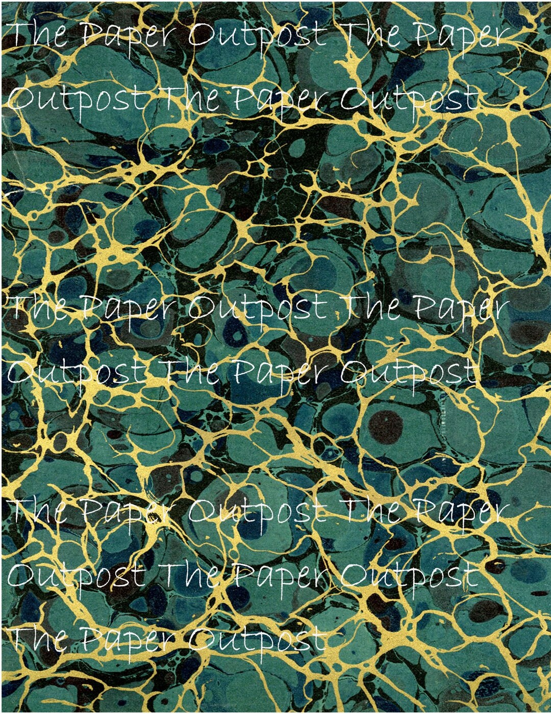Marbled Papers Antique Digital Printable Kit Digital Kit Digi Kit ...