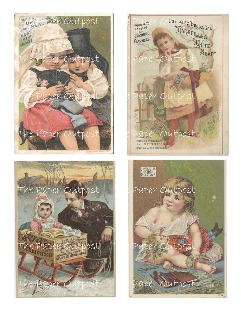 Victorian Soaps Digikit Digital Kit Digital Printable Digital - Etsy