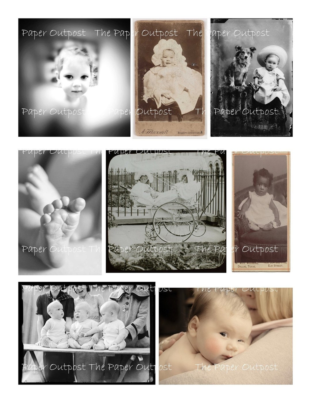 BABIES ARE BEAUTIFUL Digikit Digital Printable Printables Digikits Digi ...
