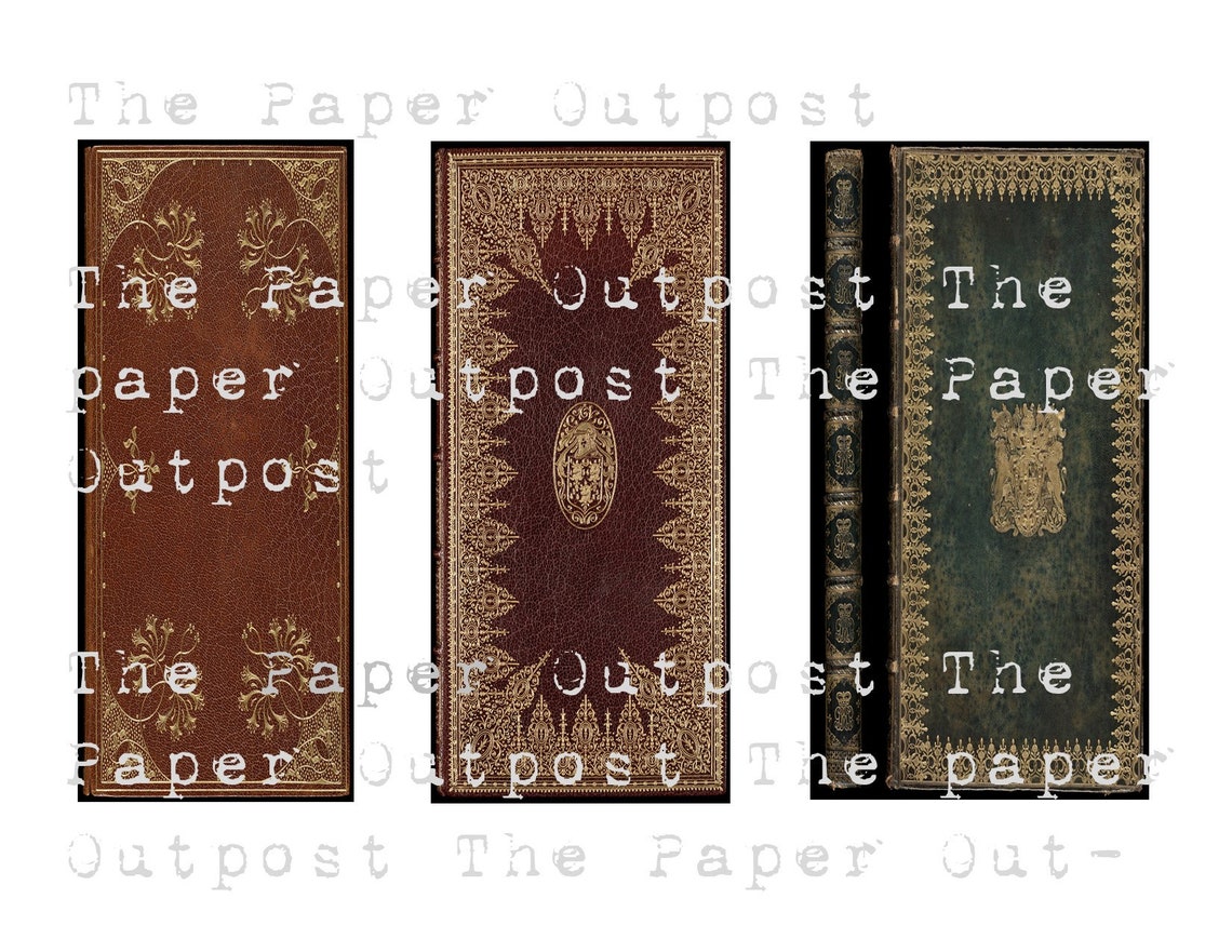 Book Covers Vintage Digital Printable Kit Digital Kit Digi Kit - Etsy