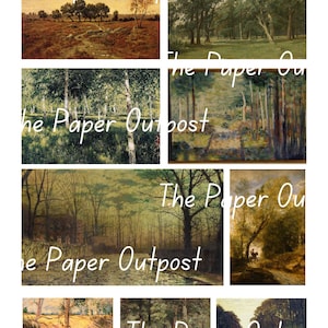 Deep Forest Printable Images: Paper Craft Digikit (digital Download) - Etsy