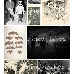Halloween 2022 Vintage Digikit Digital Kit Digital Printable Digital ...