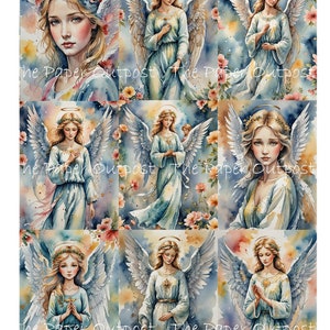 LOVING ANGEL Digikit Printable Image Angel, Angels, Angelic, Lovely ...