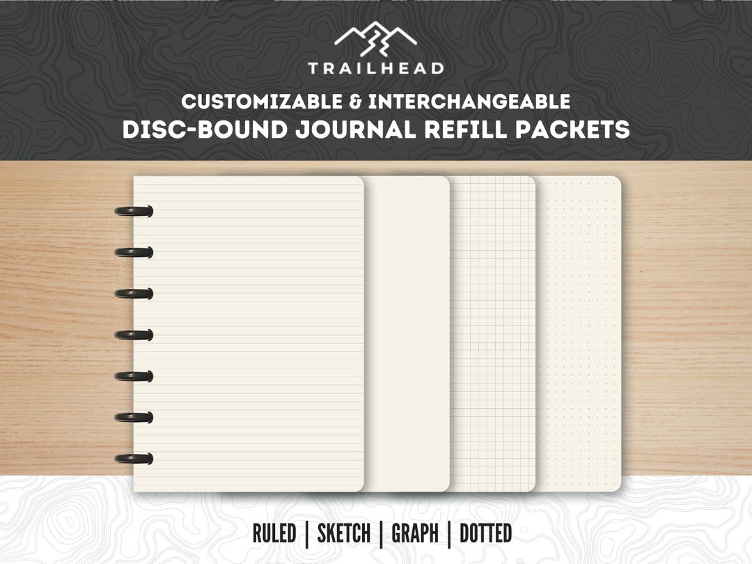 Trailhead Disc-bound Journal Refill Packets: Keep Your Creativity ...