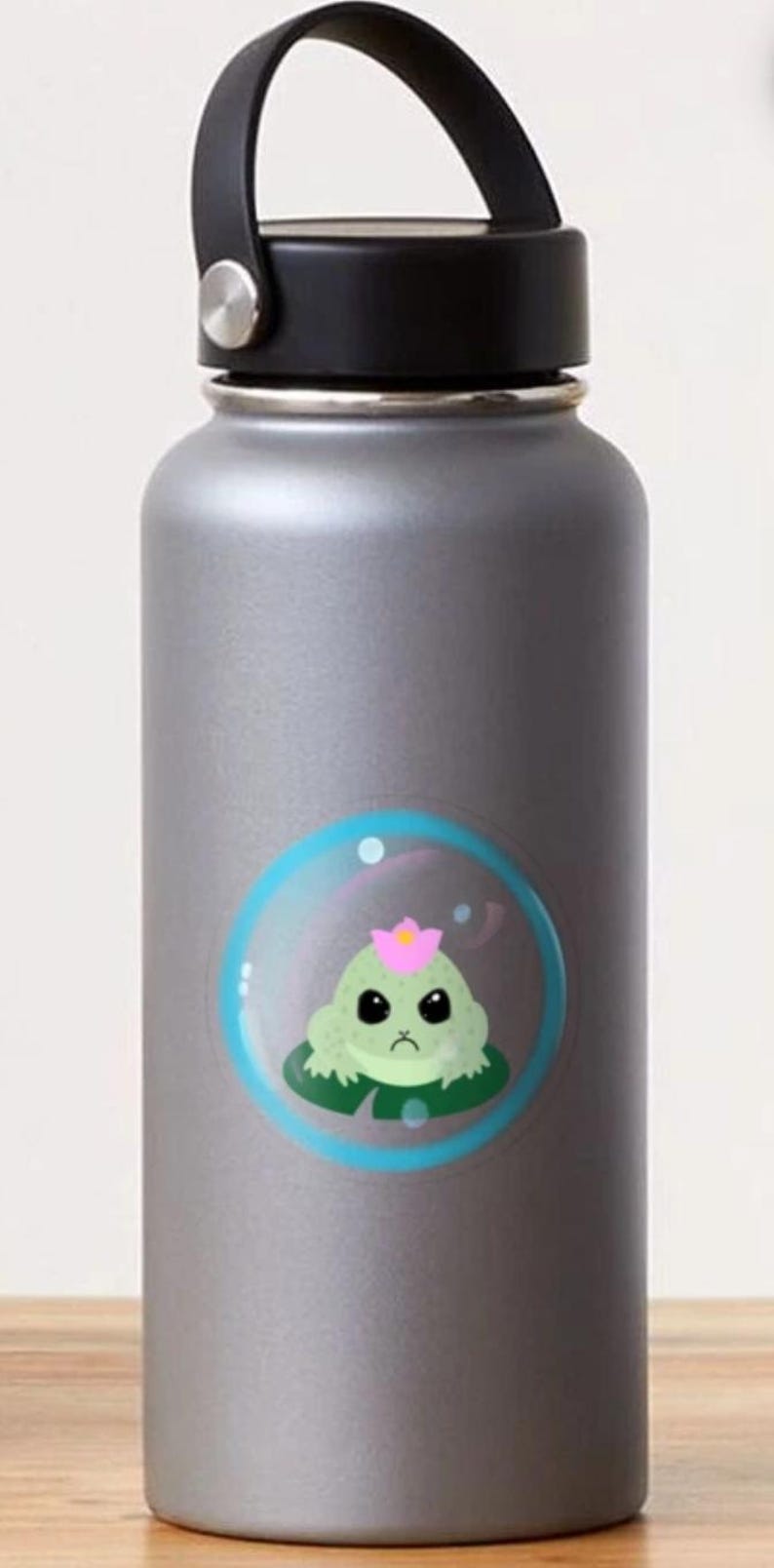 Clear Vinyl Sticker I Rain Frog Bubble - Etsy