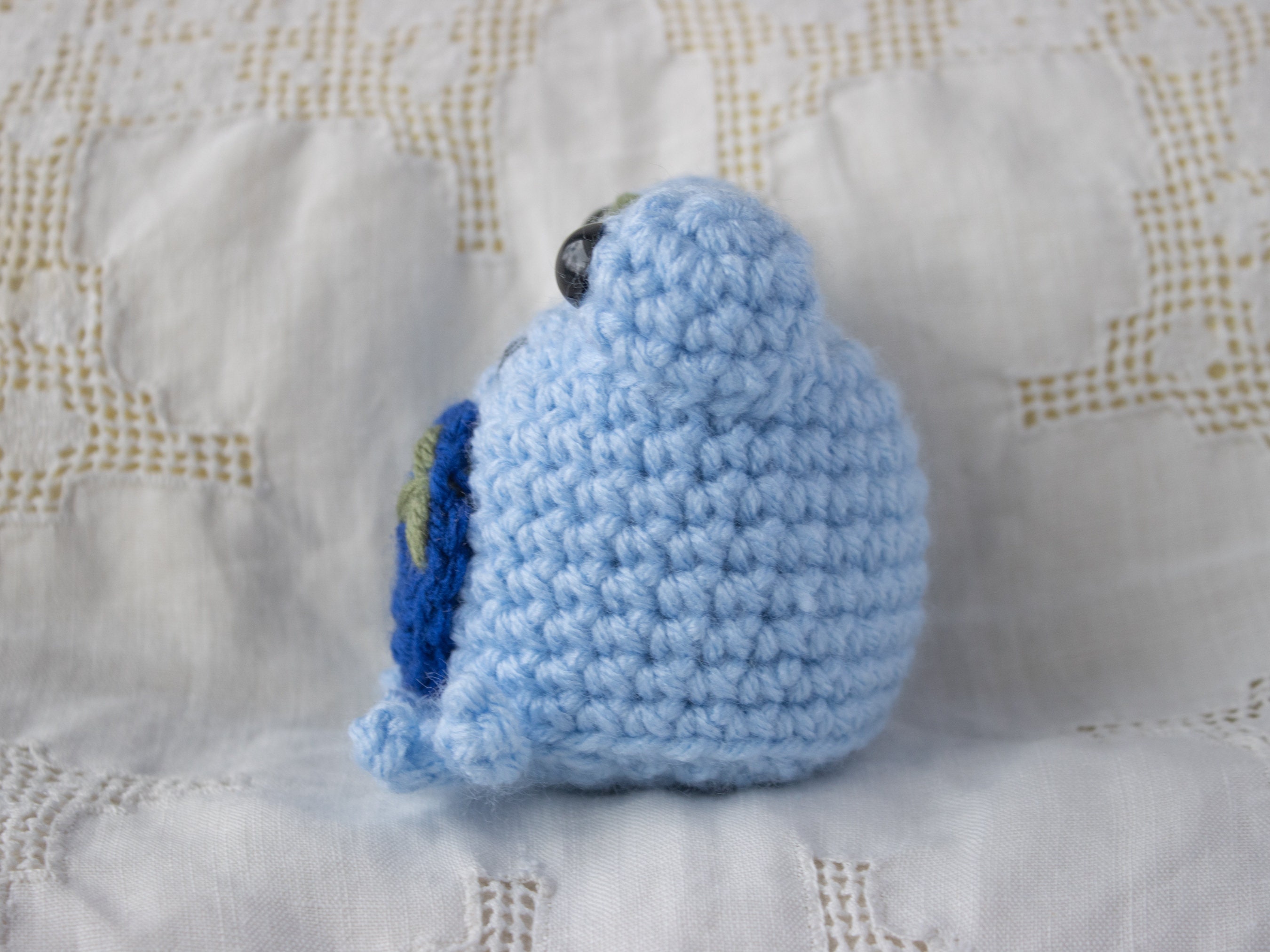 Blueberry Frog Plushie Fruit Frog Crochet Amigurumi - Etsy