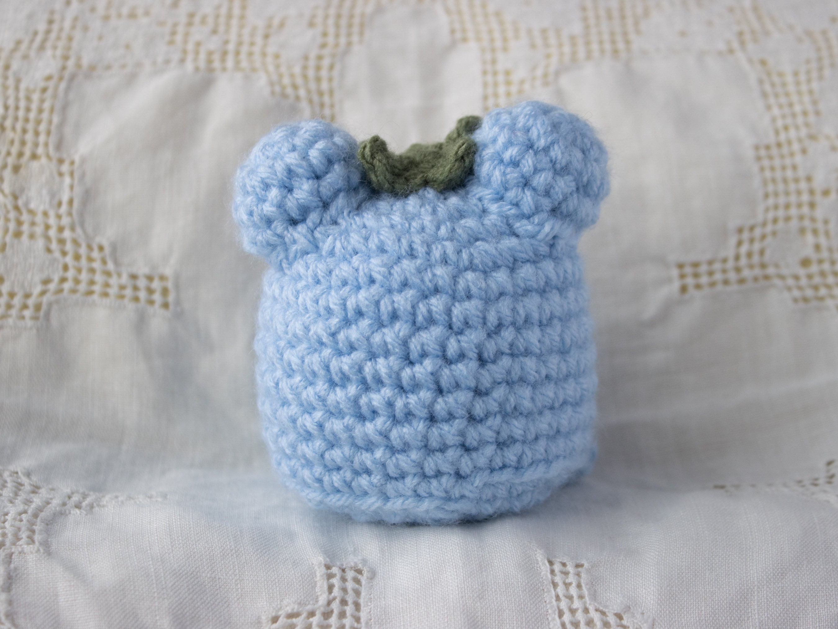 Blueberry Frog Plushie Fruit Frog Crochet Amigurumi - Etsy