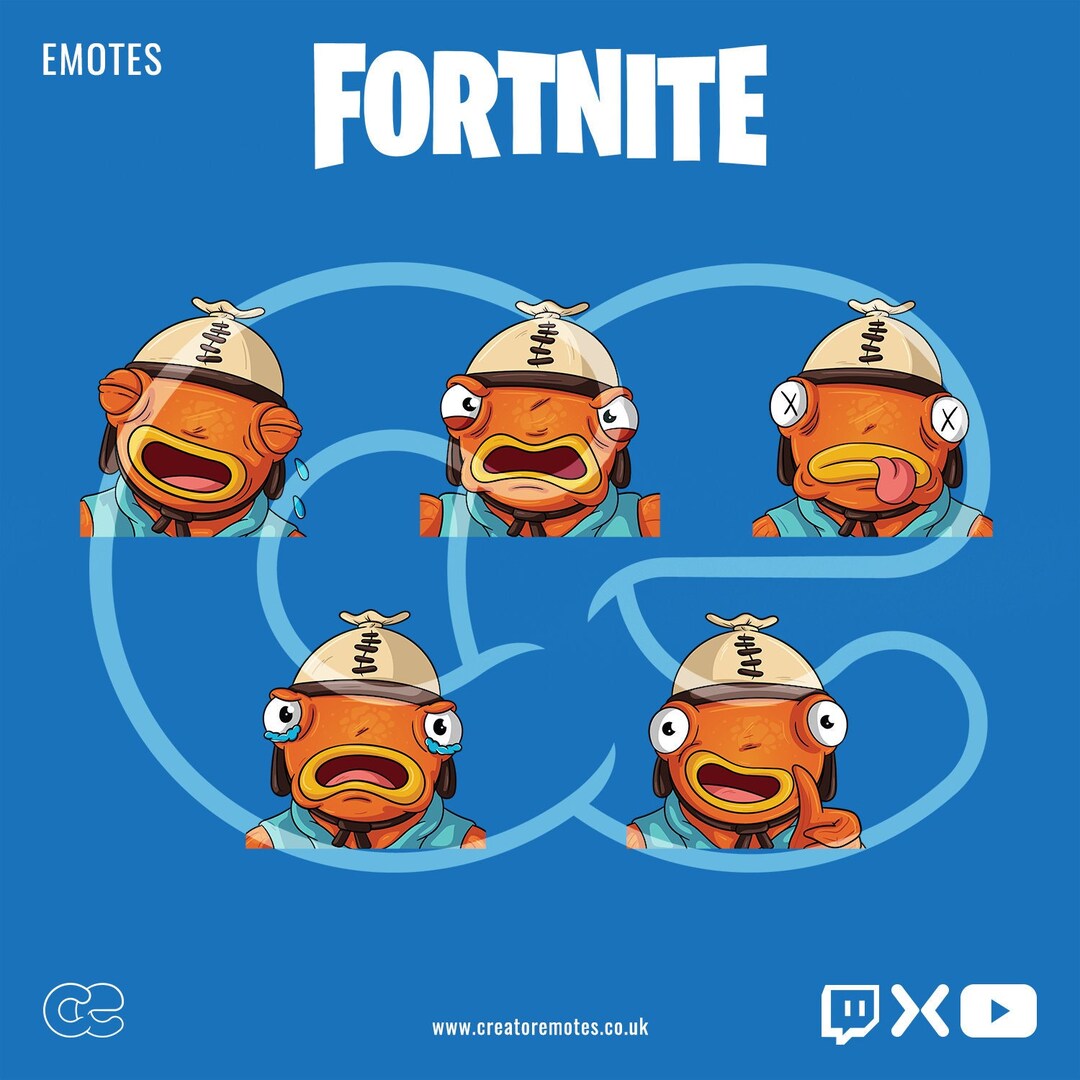 Fishstick Twitch and Youtube Emotes/emojis - Etsy