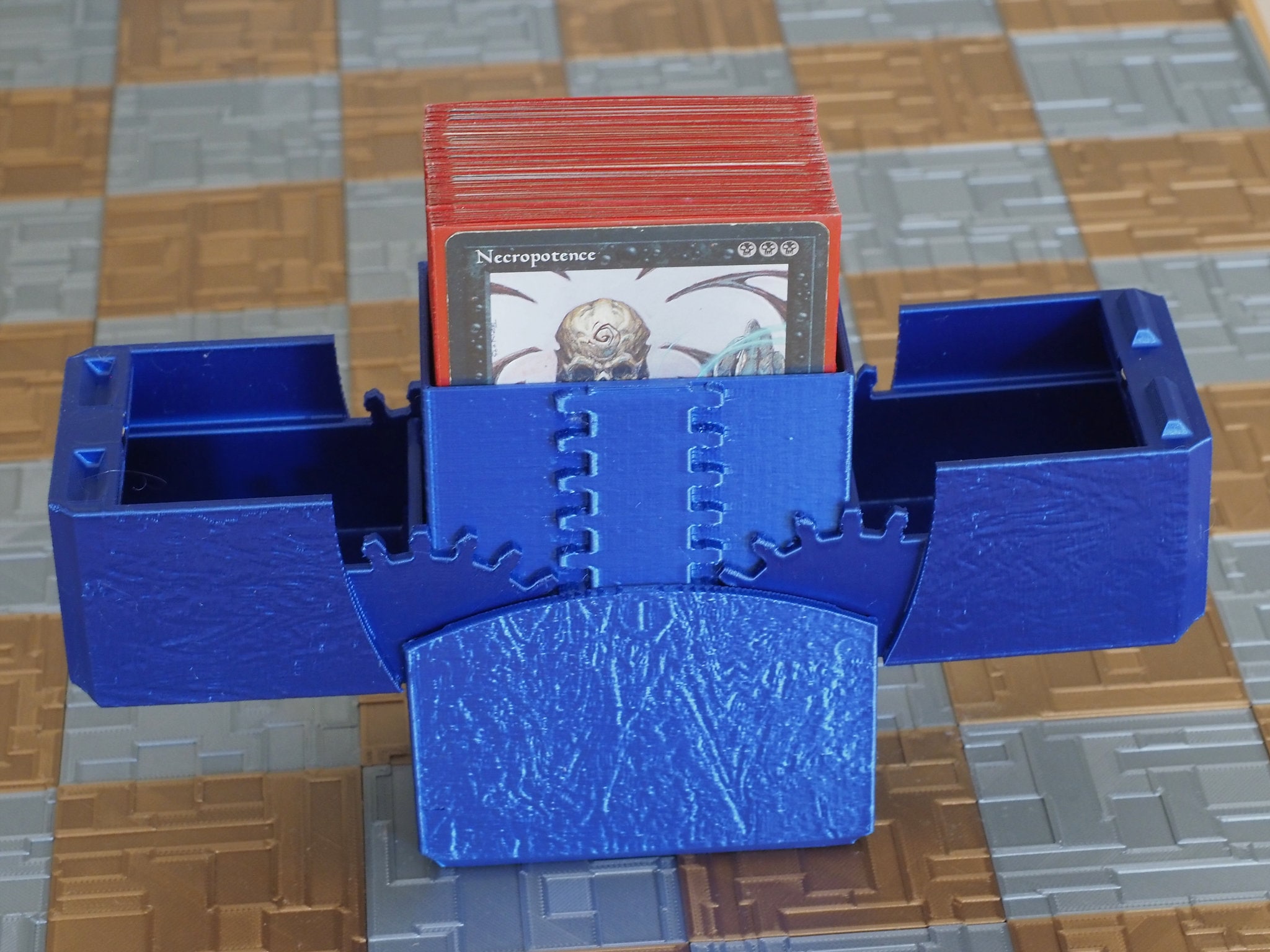 Geared Collectible Cards Deck Box With Magnetic Latch. - Etsy Australia