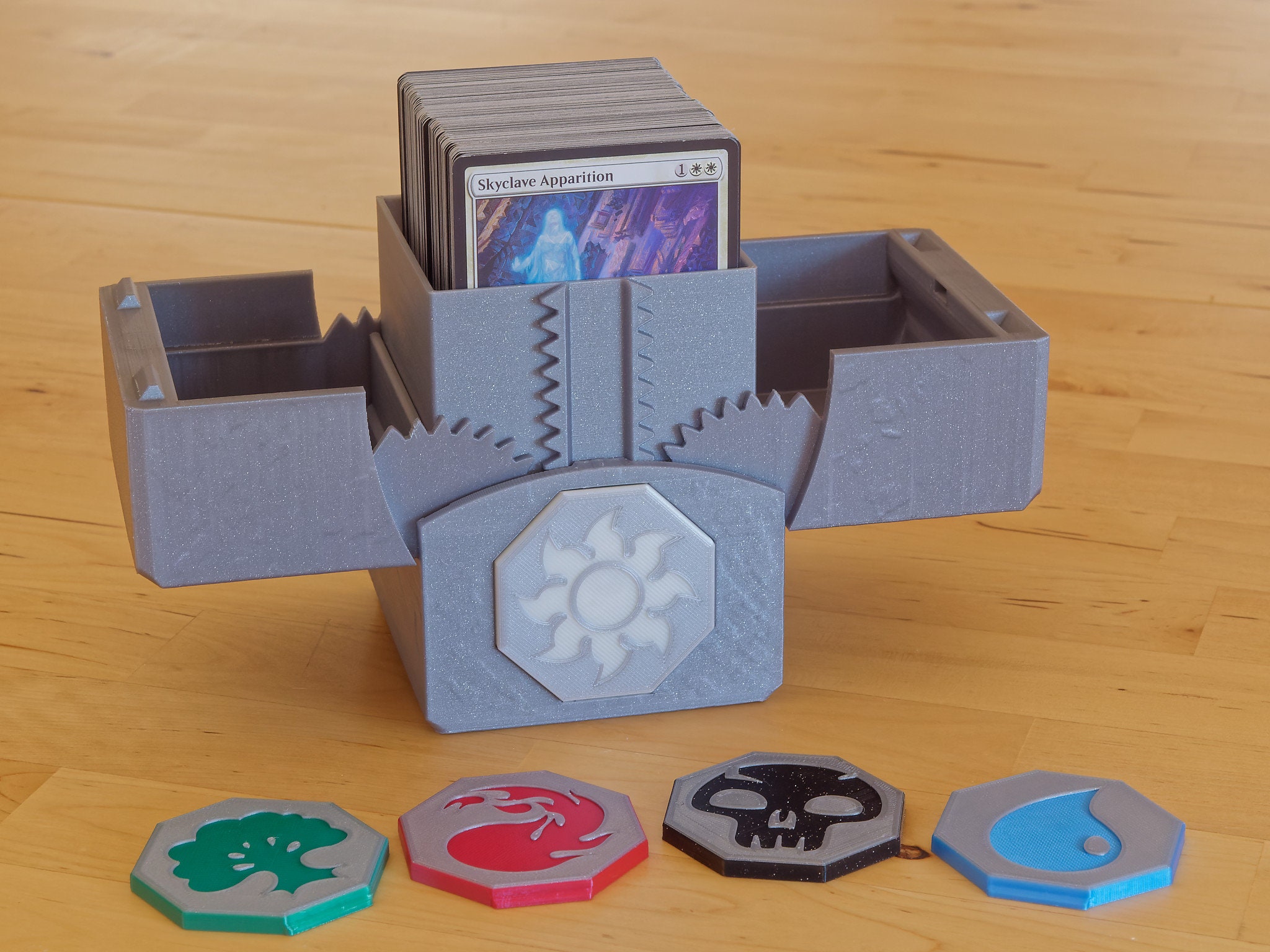 STL Files for 100 Card commander Customisable Deck Box With - Etsy