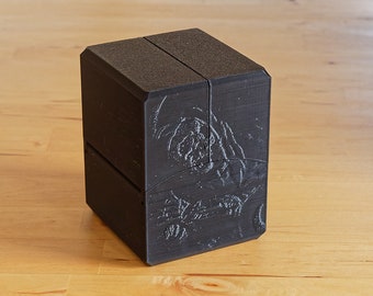 STL Files for 100 Card commander Customisable Deck Box With | Etsy