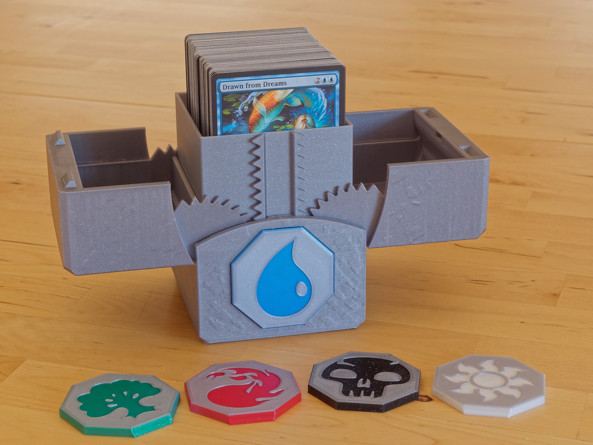 STL Files for 100 Card (commander) Customisable Deck Box With Magnetic ...