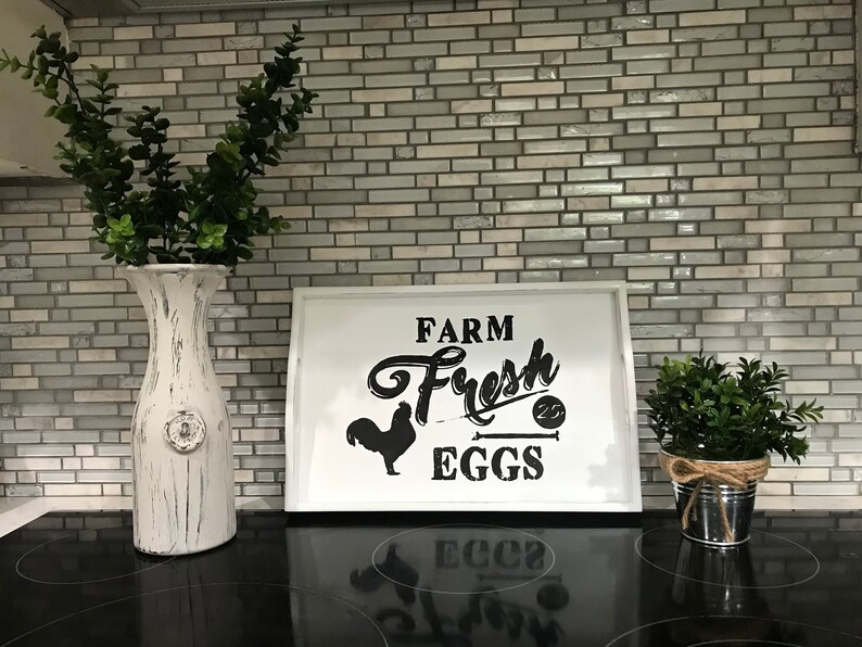 Rustic Farmhouse Tray/ Farm Fresh Eggs Tray / Farmhouse - Etsy