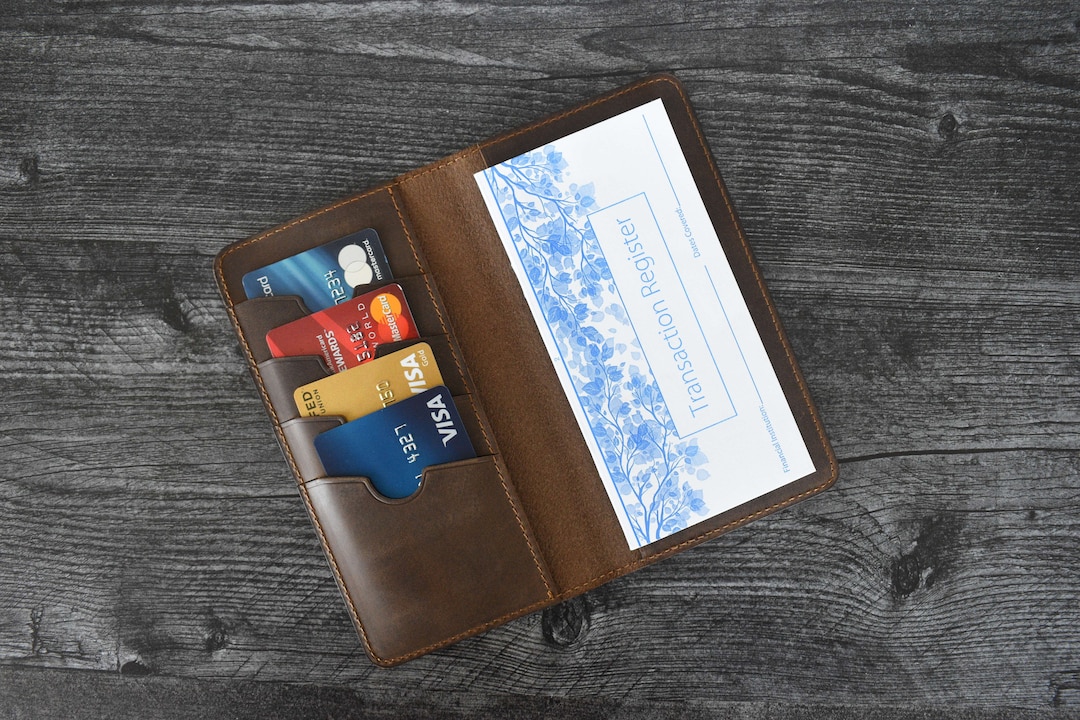 Checkbook Cover, Finance Register, Custom Checkbook Wallet ...