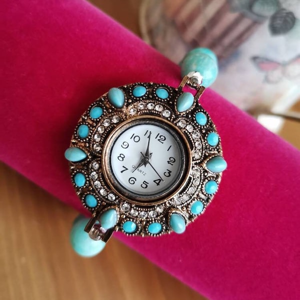 Gemstone Watch - Etsy
