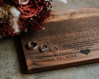 Song Lyrics Print Wedding Song Framed Wedding First Dance - Etsy