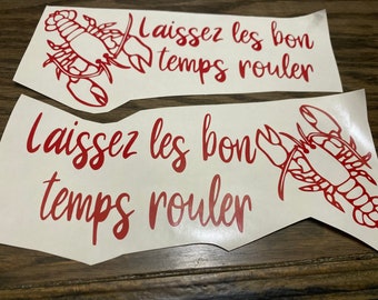 Crawfish Vinyl Decal - Etsy