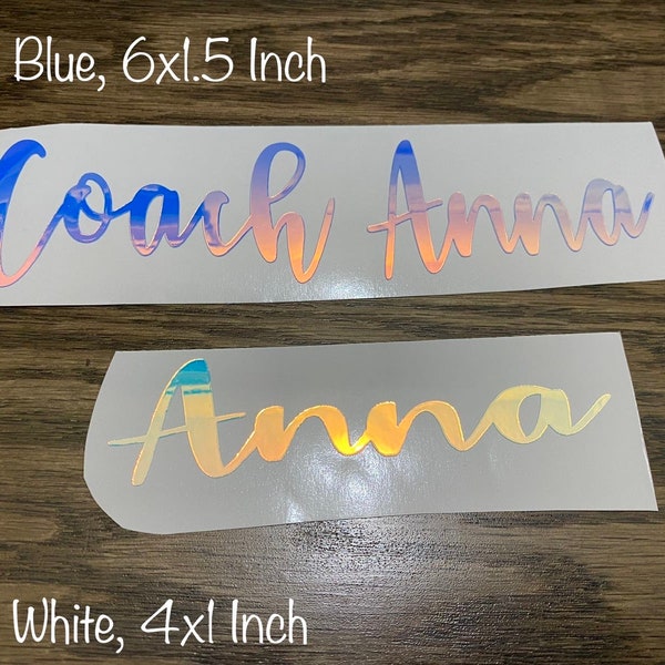 Cursive Name Decal - Etsy