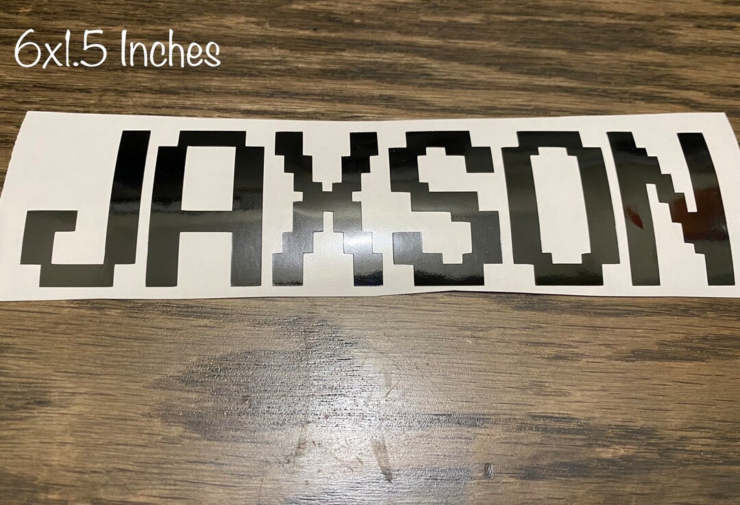 Gamer Font Custom Decal, Game Over Font Decal - Etsy