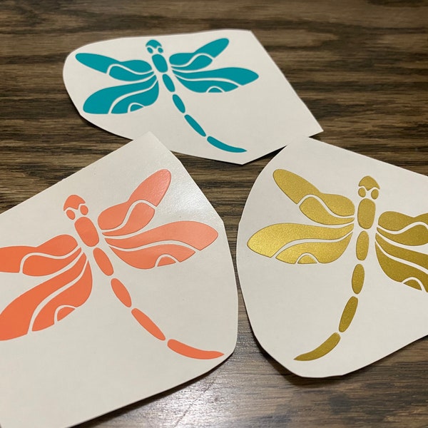 Dragonfly Vinyl Decals - Etsy