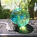 Resin Orb Necklace, Clear Epoxy, Astronomy Gifts, Wood Resin Jewelry - Etsy