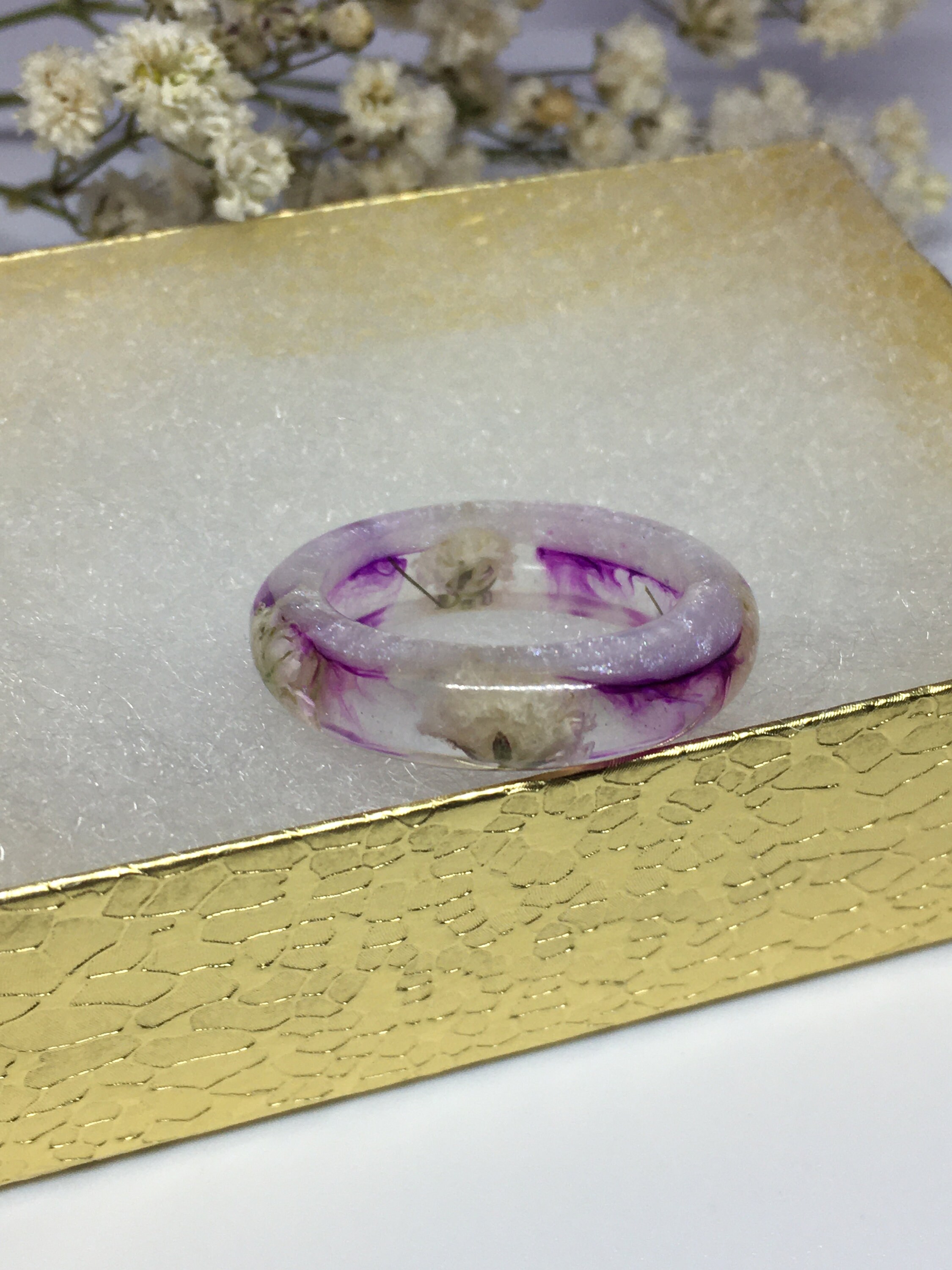 Epoxy resin rings engagment rings wood resin jewelry | Etsy