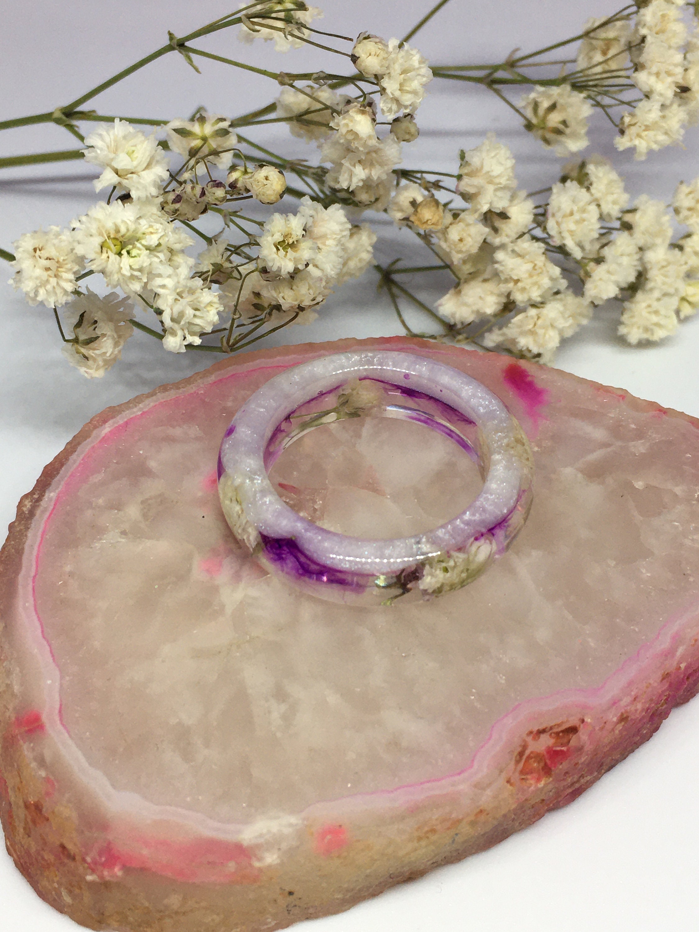 Epoxy Resin Rings Engagment Rings Wood Resin Jewelry - Etsy UK