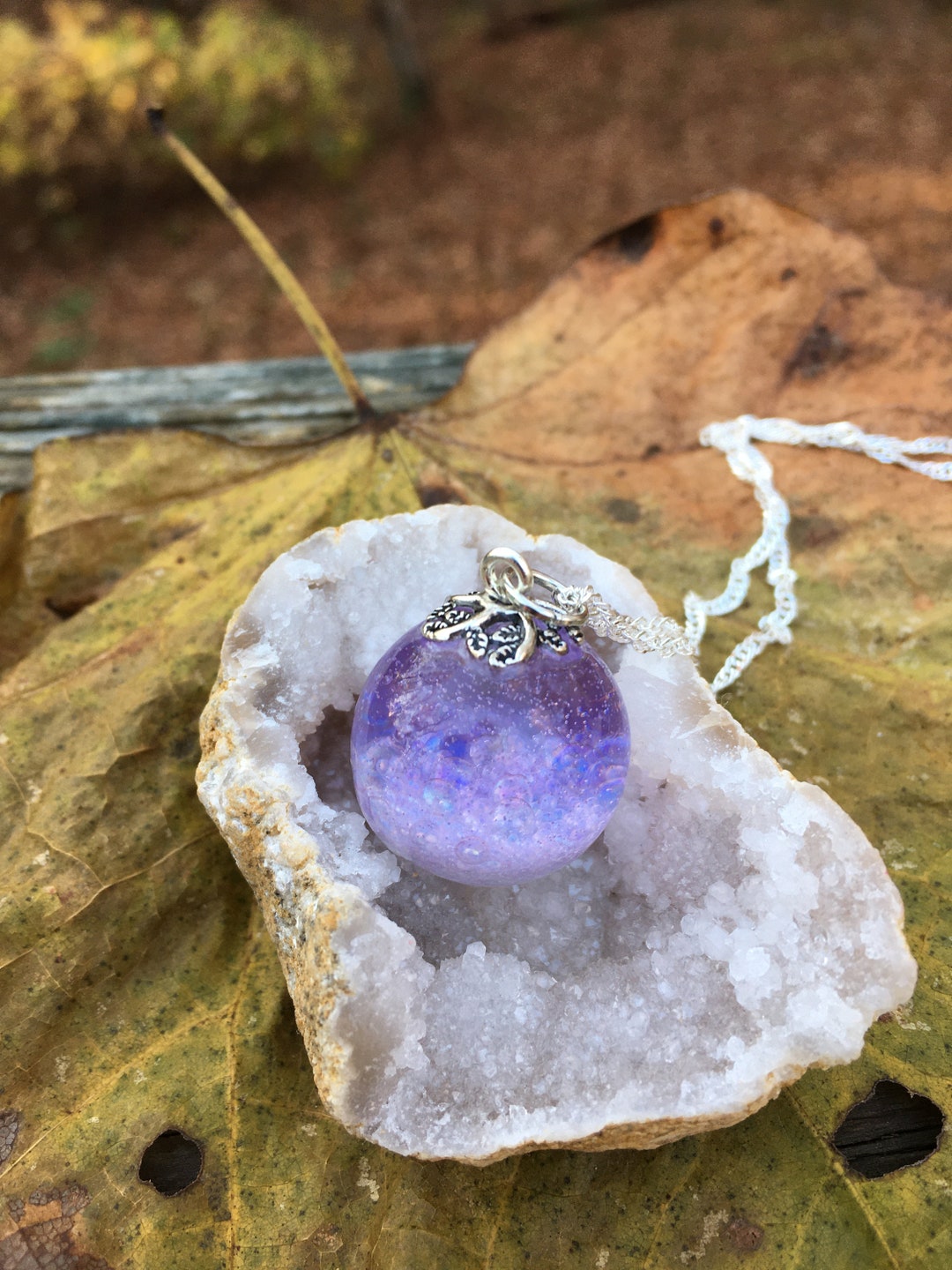 Resin Orb Necklace, Night Sky Pendant, Astronomy Gifts, Adoption Gifts ...