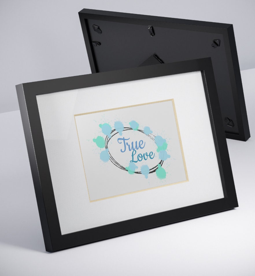 Modern Paint Splatter Oval Frames Set. Printable Scrapbook Clipart ...