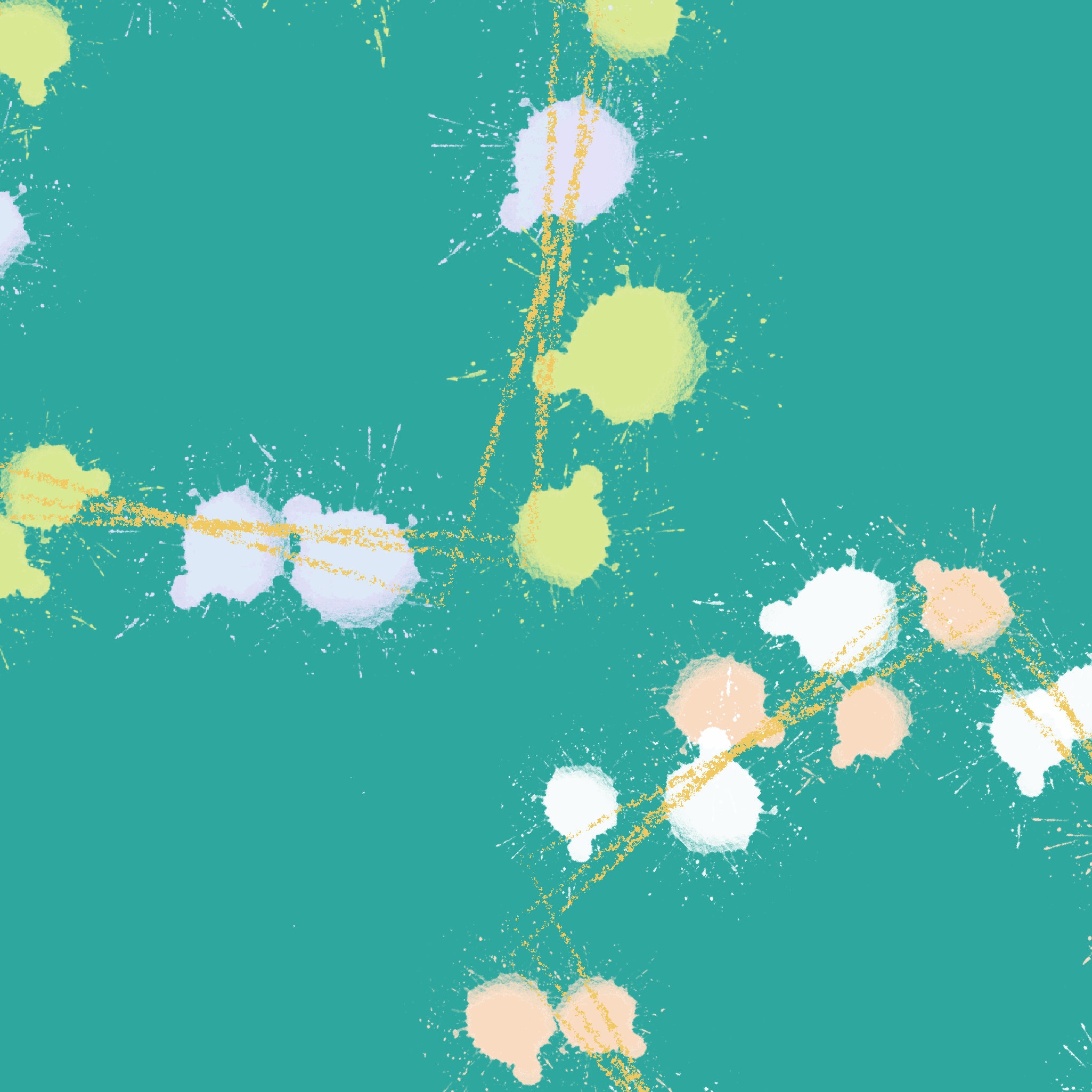 Modern Paint Splatter Square Frames Set. Printable Scrapbook - Etsy