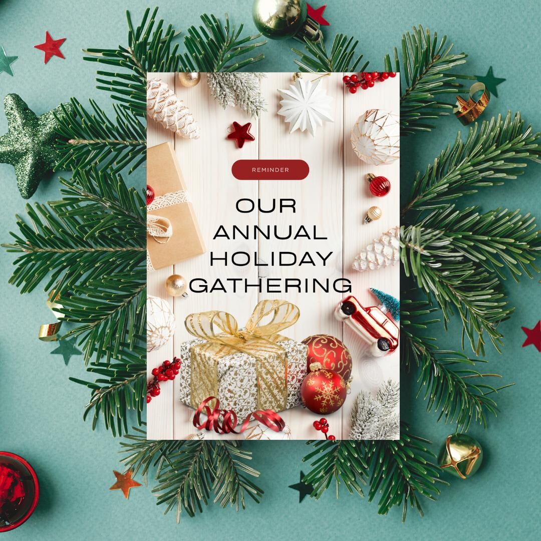 Holiday Gathering Reminder / Invitation / Blank Inside - Etsy