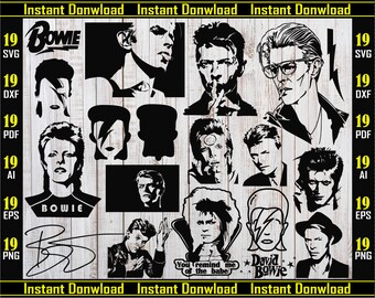 David bowie svg | Etsy