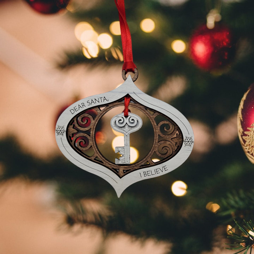 Santa's Magic Key, Santa's Magic Key Ornament, I Believe, Kids ...