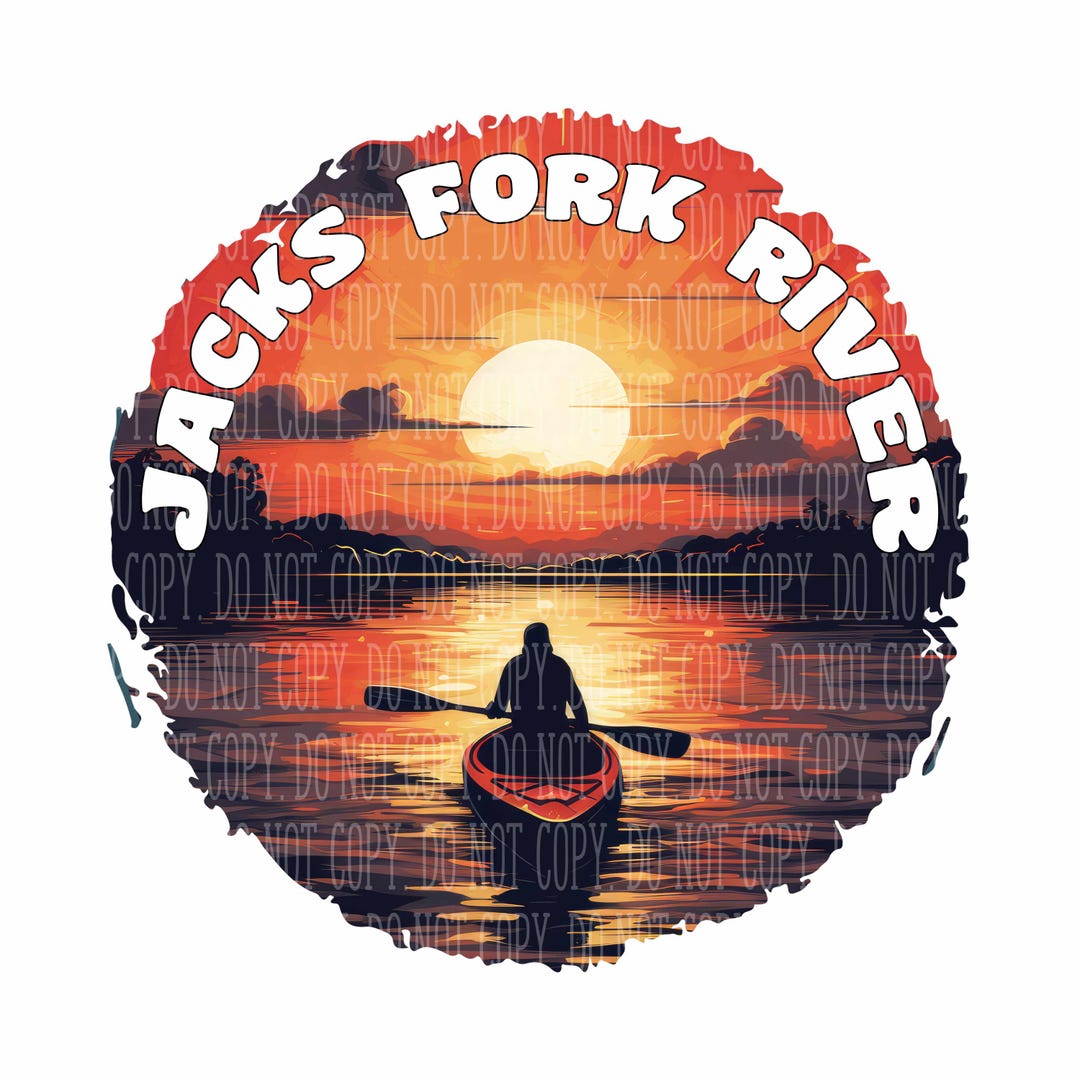 Jacks Fork River, Kayak, Float Trip, PNG Sublimation Design, INSTANT ...
