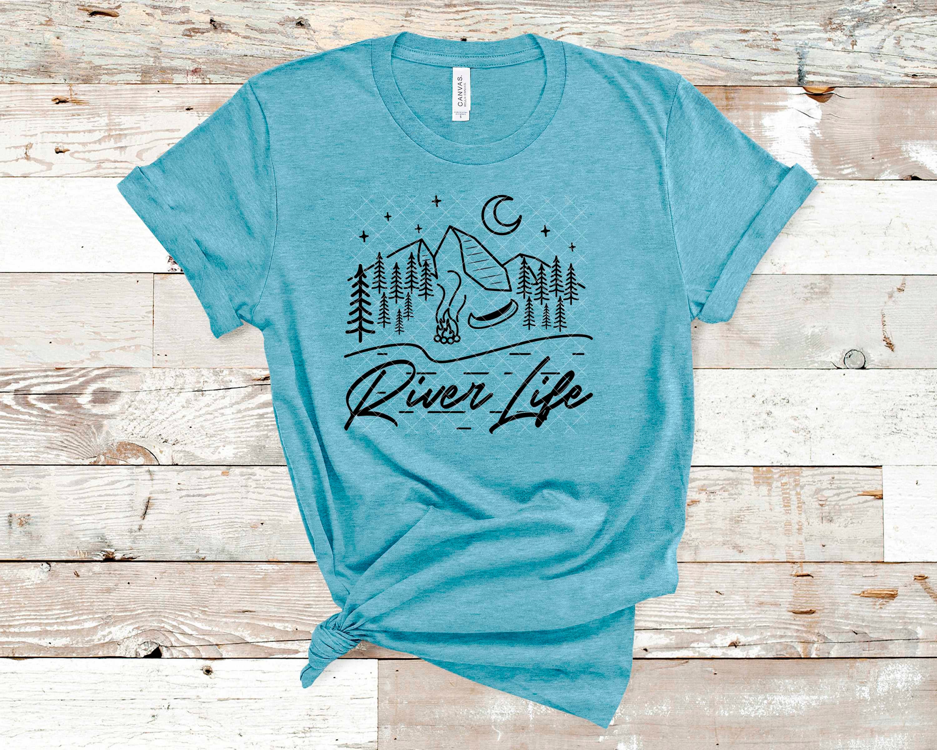River Life SVG / River Shirt Design / Instant Download/ Summer SVG ...