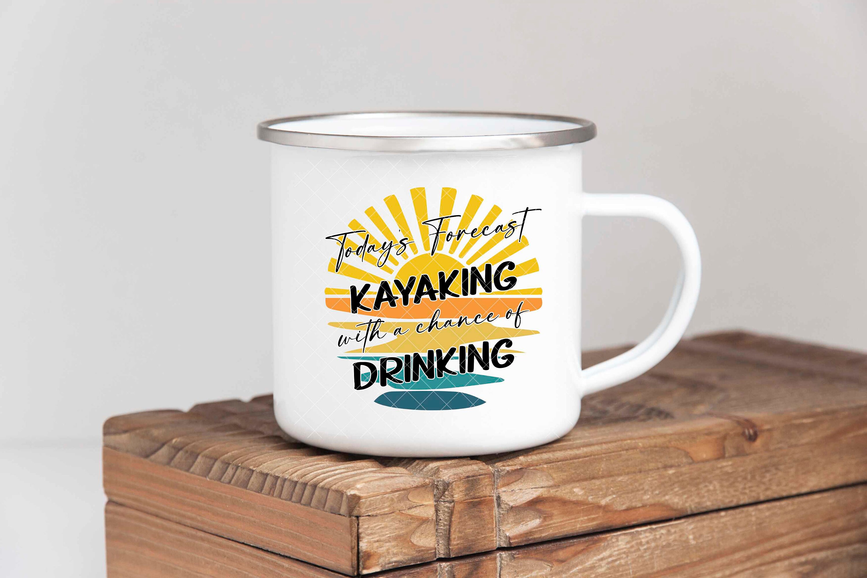 Today's Forecast, Kayaking With a Chance of Drinking, PNG Sublimation ...