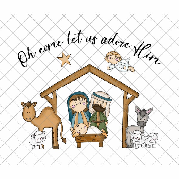 Oh Come Let Us Adore - Etsy