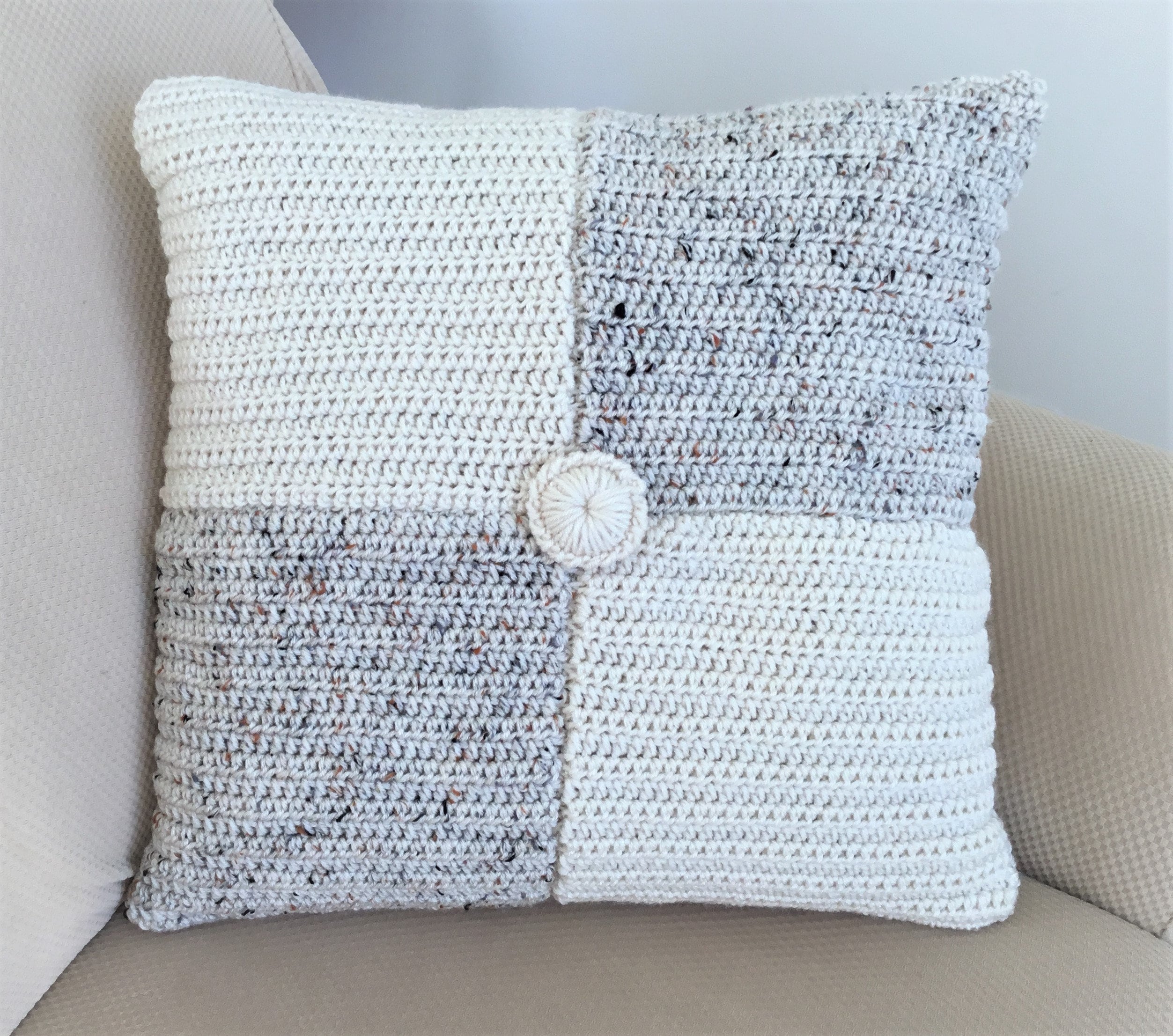 Crochet Pillow Cover PATTERN Crochet Farmhouse Decor Crochet | Etsy