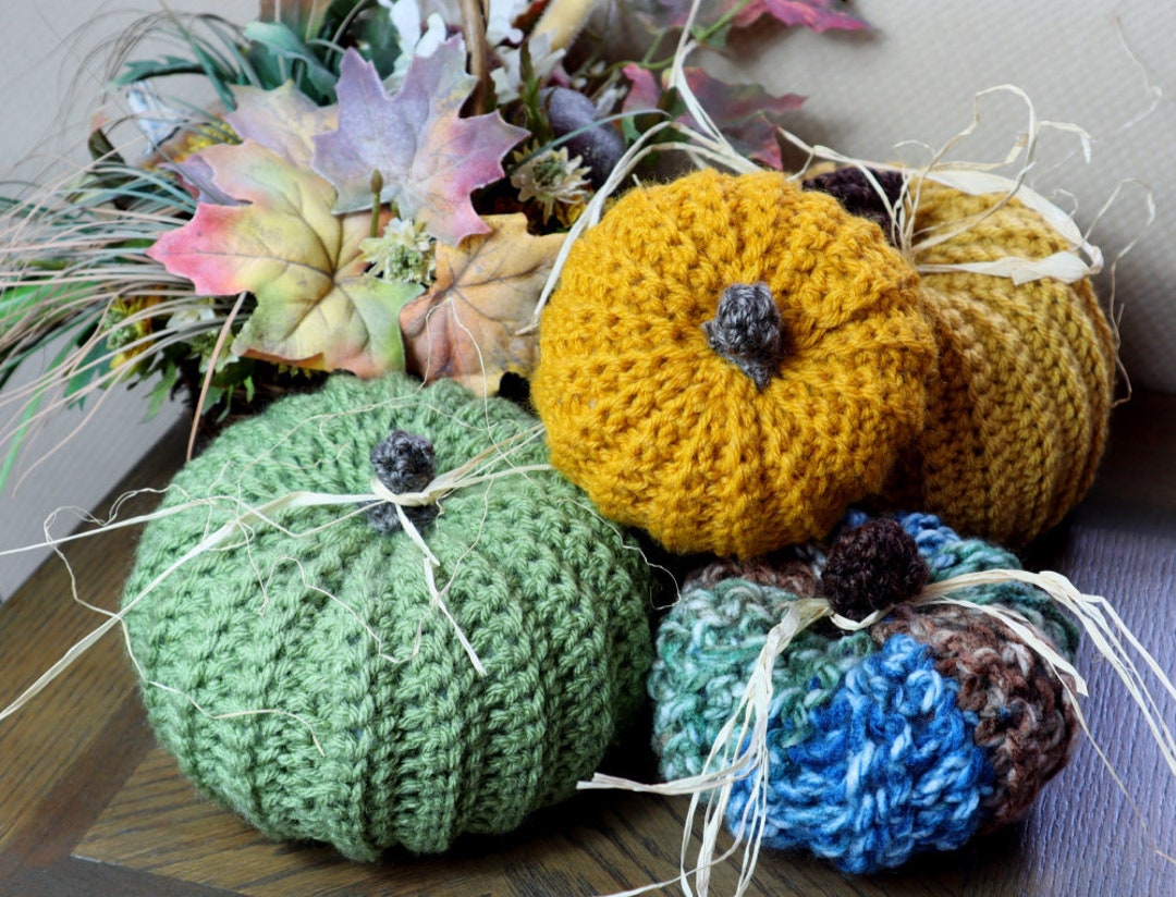 Crochet Pumpkin Pattern for These Colorful, Richly Textured Crochet ...